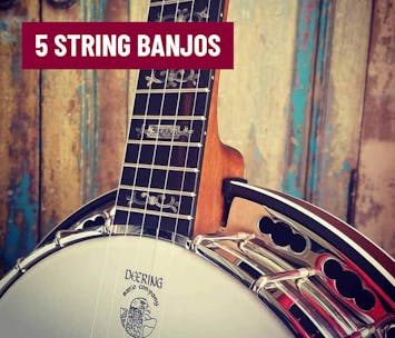 Banjos from Deering, Gold Tone and more