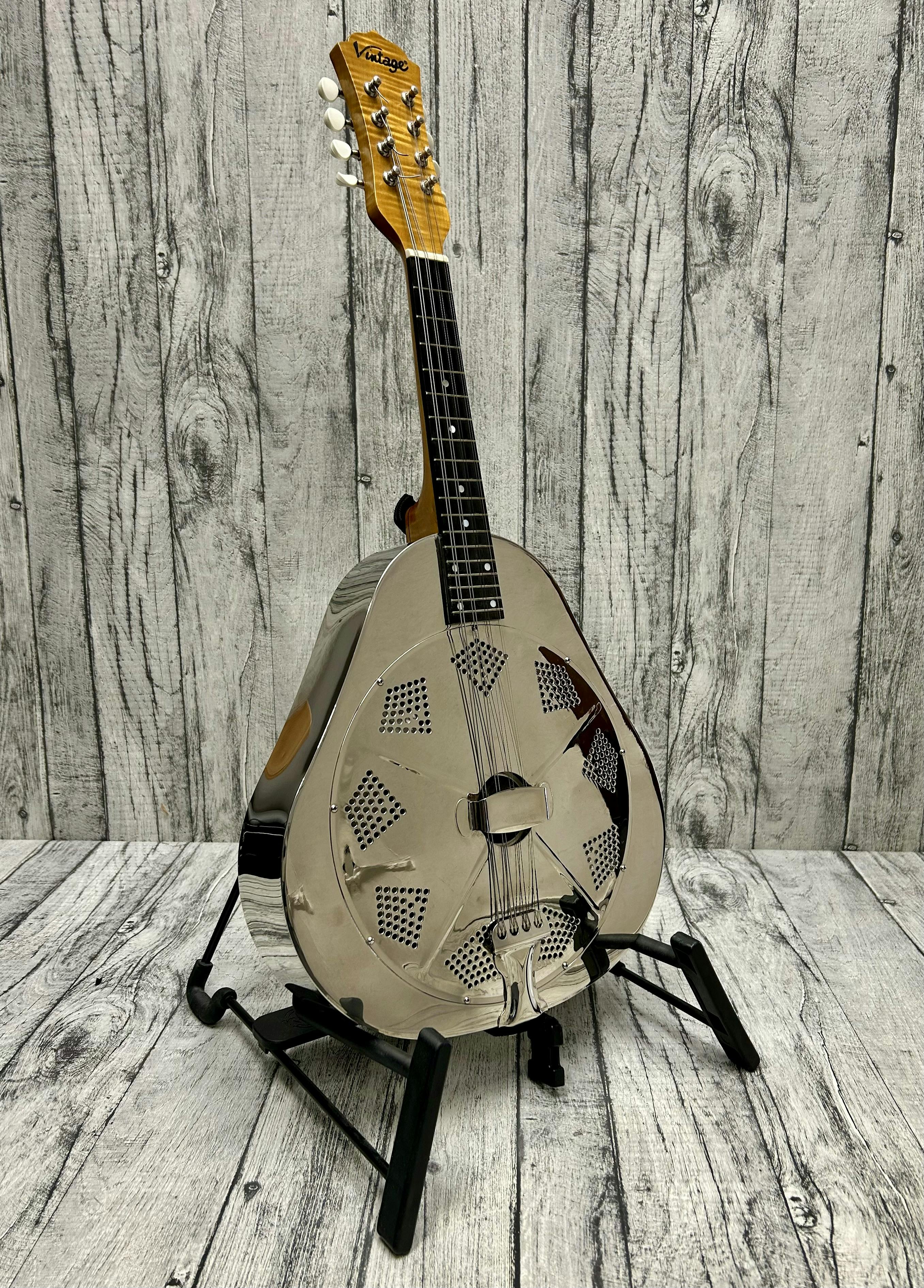 Vintage VRM500 Triolian Resonator Mandolin with Semi-Rigid Case ...