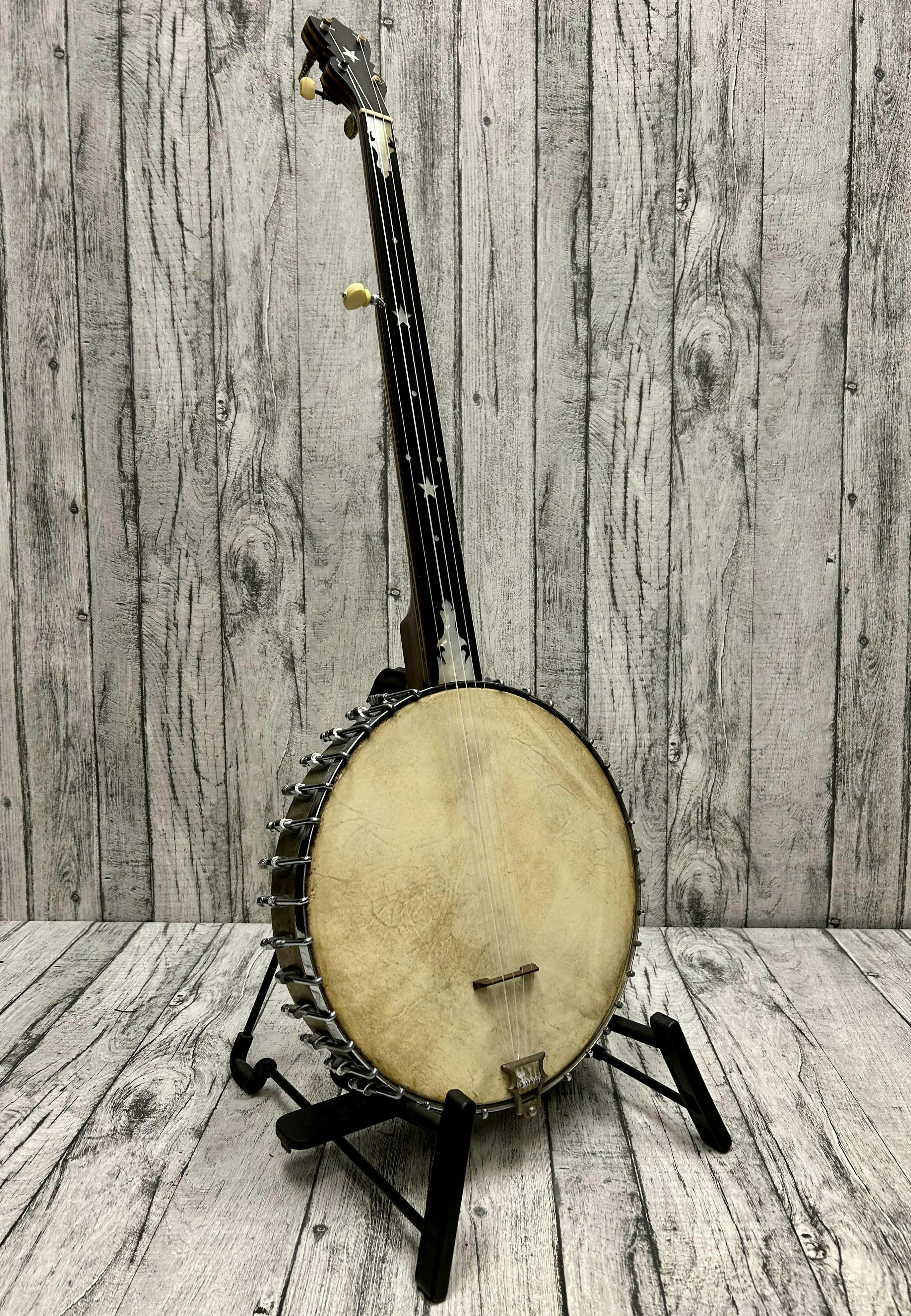 A.J. Wilmshurst 12'' Open Back Fretless 5 String Banjo - Commission Sale