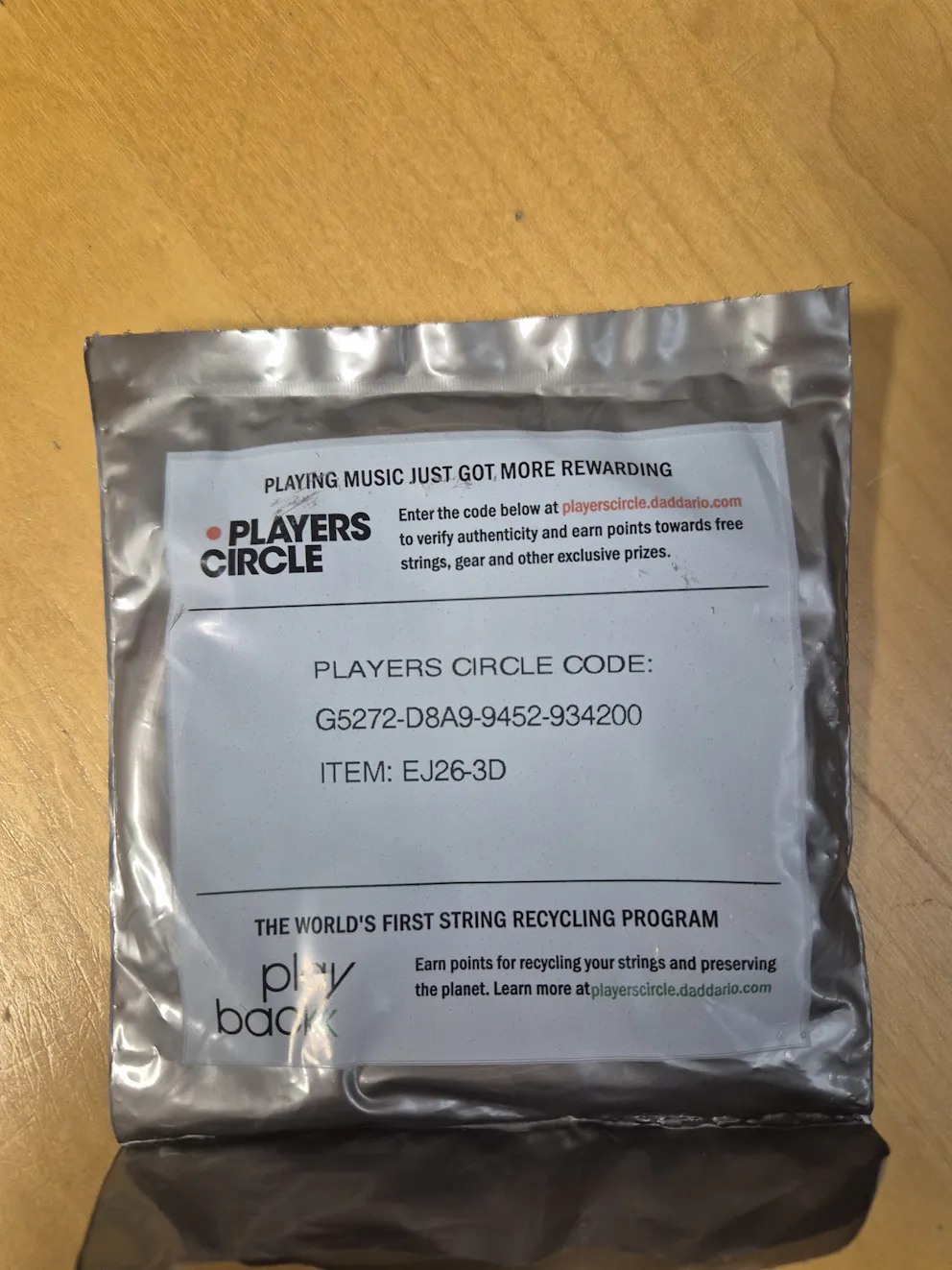 EJ26 Custom Light Guitar Strings 11-52 (Brand New, Sealed Packet, NO ...