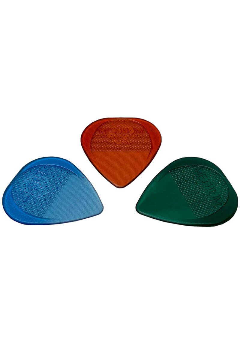 Fred Kelly Polycarb Flat Pick Graded set of Three