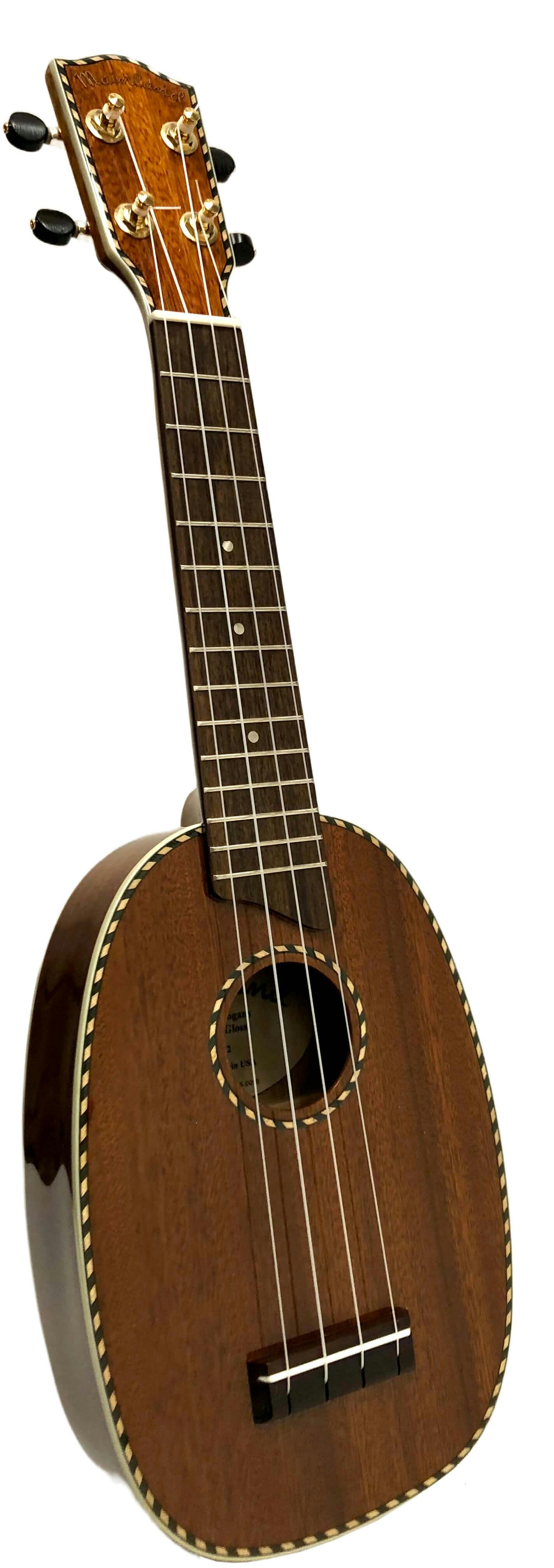Mainland USA Classic Mahogany All Solid Pineapple Ukulele