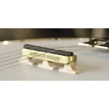 The Deering Ultimate solid brass banjo mute made in the USA fits 4, 5 ...