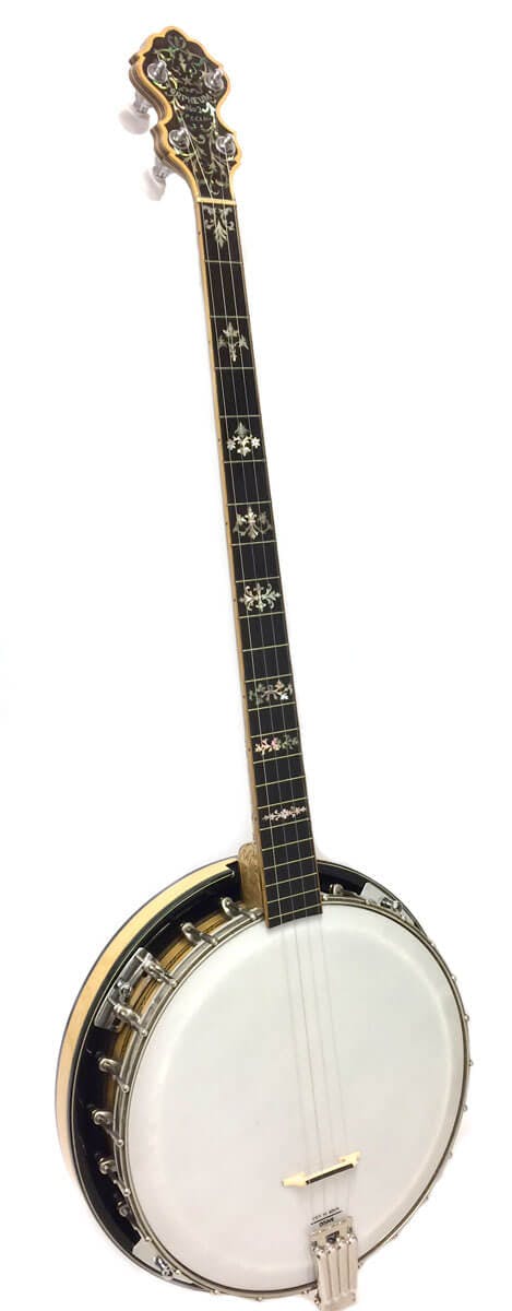 Orpheum No3 Special Plectrum Banjo with Hard Shell Case