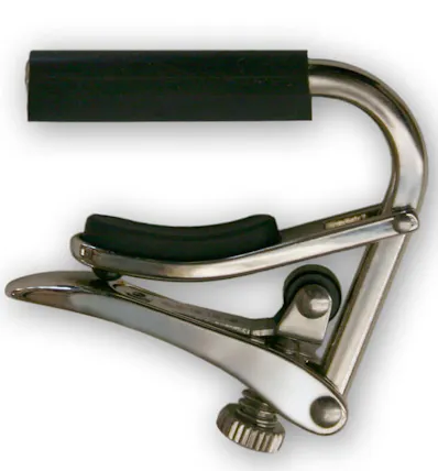 Banjo capos and spikes available at Eagle Music Shop.