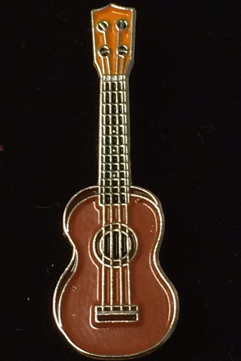 Leader Banjo Co Ukulele Pin Badge