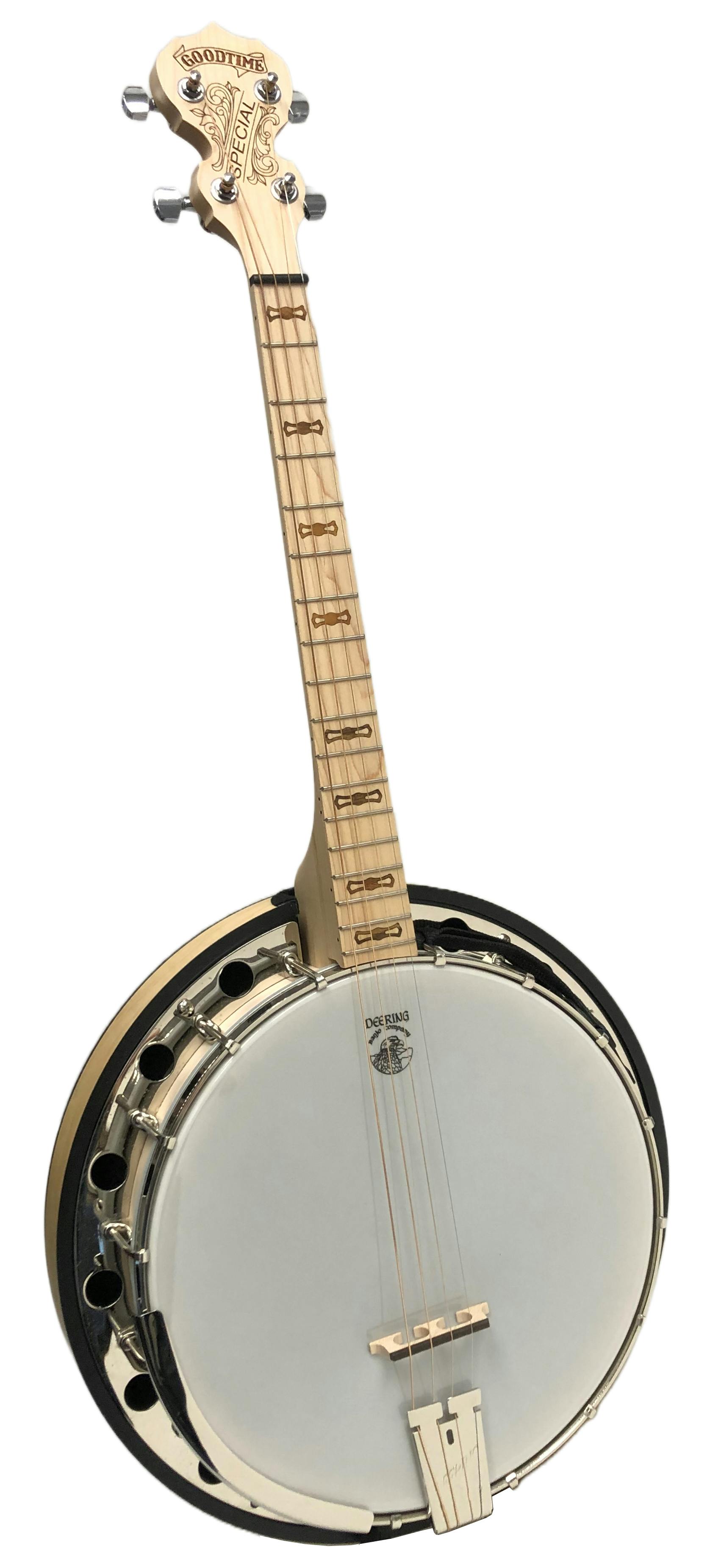 Deering Goodtime Special 17 Fret Tenor Banjo with Deluxe Gig Bag ...