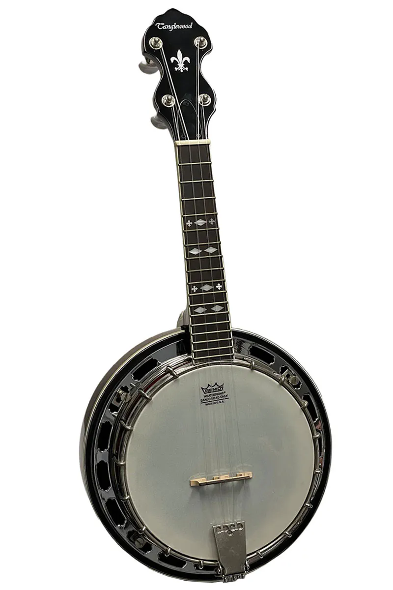 Tanglewood TUBX Banjo Ukulele with Resonator and Hard Case