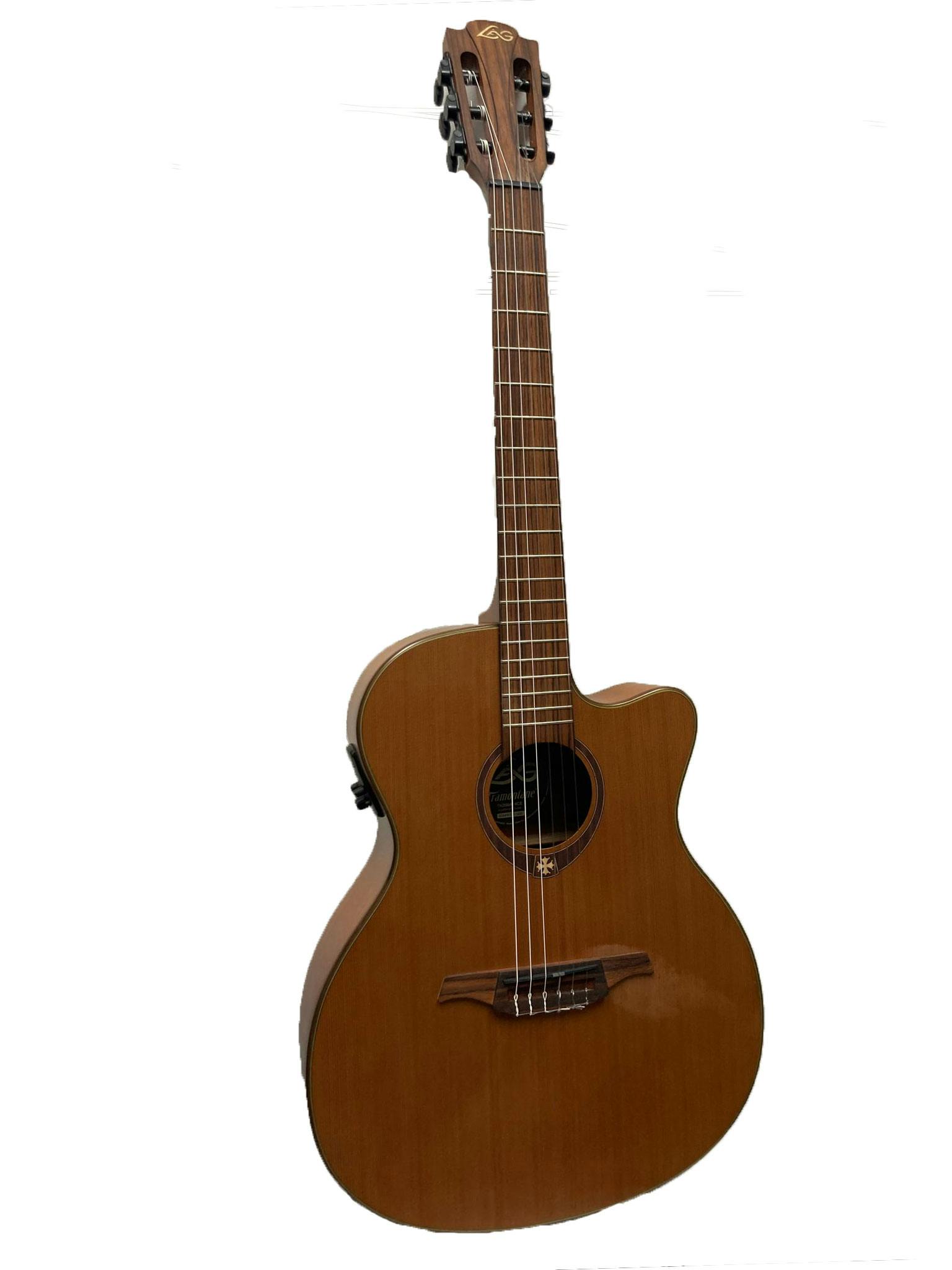 LAG Tramontane TN200A14CE Nylon Strung Electro-Acoustic Cutaway ...